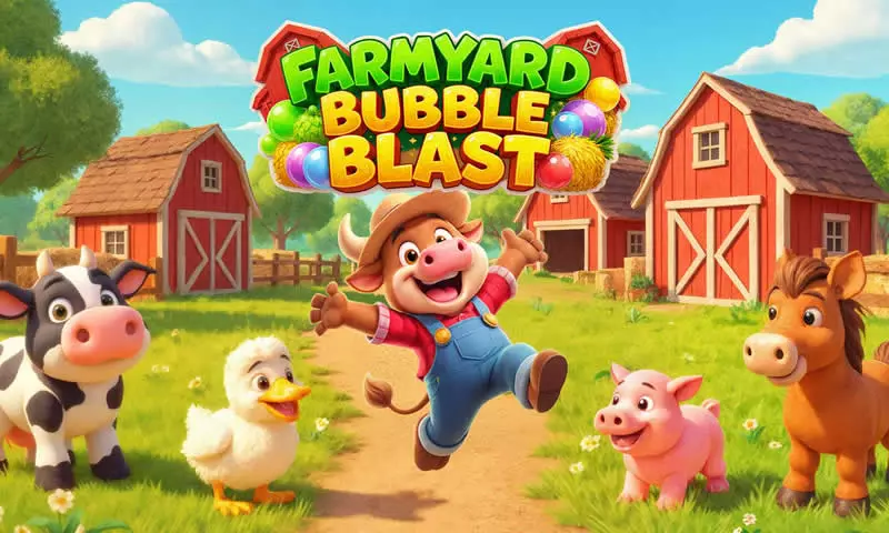 Farmyard Bubble Blast game: Play online for free